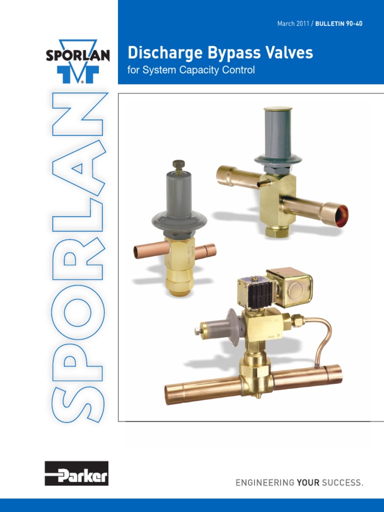 Discharge Bypass Valves: For System Capacity Control | PDF | Valve ...