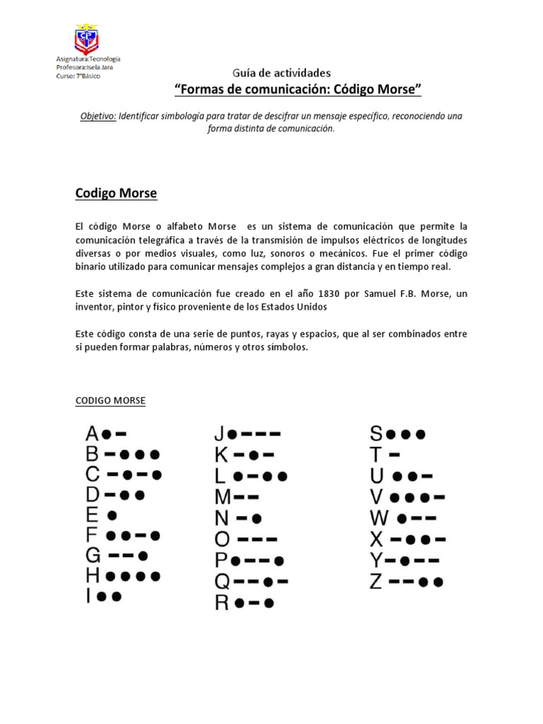 Codigo Morse | PDF