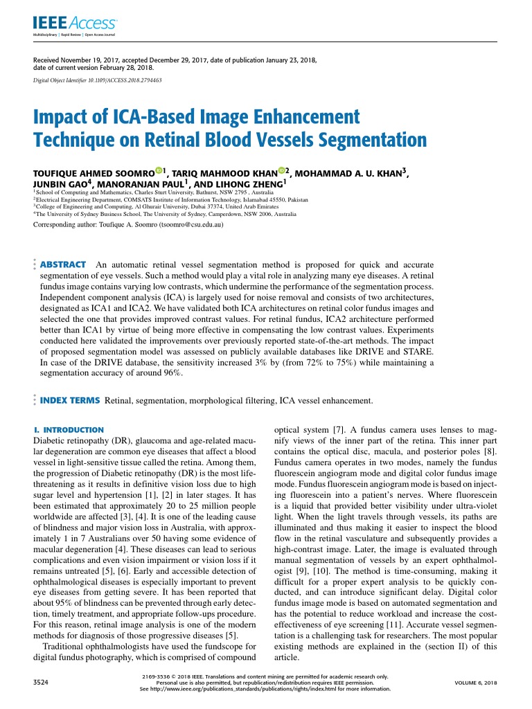 FCS Application | PDF | Image Segmentation | Retina