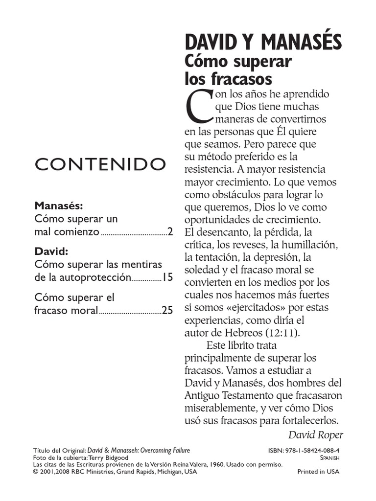 David y Manasés | PDF | David | Isaias