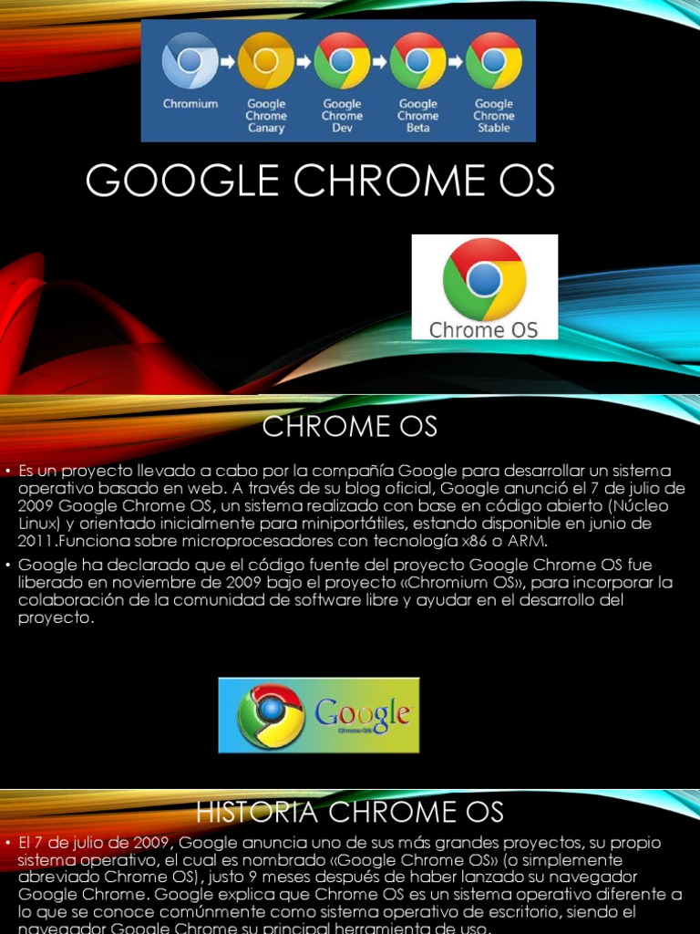 Google Chrome OS | PDF | Arquitectura de Computadores | Equipo de oficina