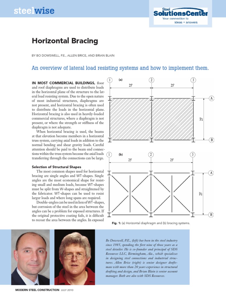 Lateral Load Resisting System | PDF | Beam (Structure) | Truss
