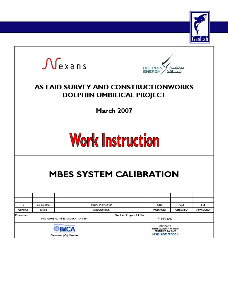 MBES Calibration | PDF | Calibration | Computing