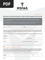 NSFAS 2024 Applications Consent Form | PDF