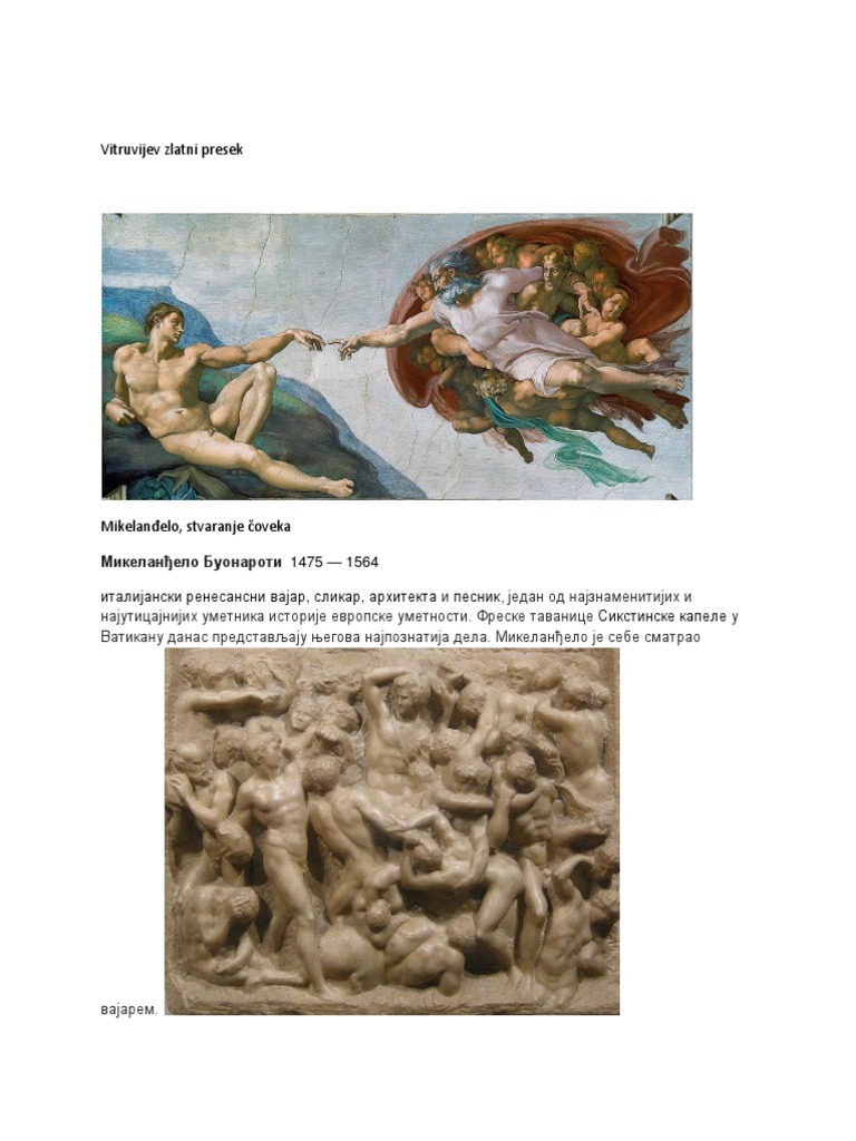Humanizam Slikarstvo I Vajarstvo | PDF