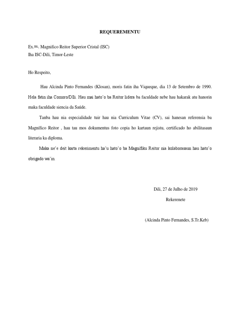 Karta Rekerimentu Servisu | PDF