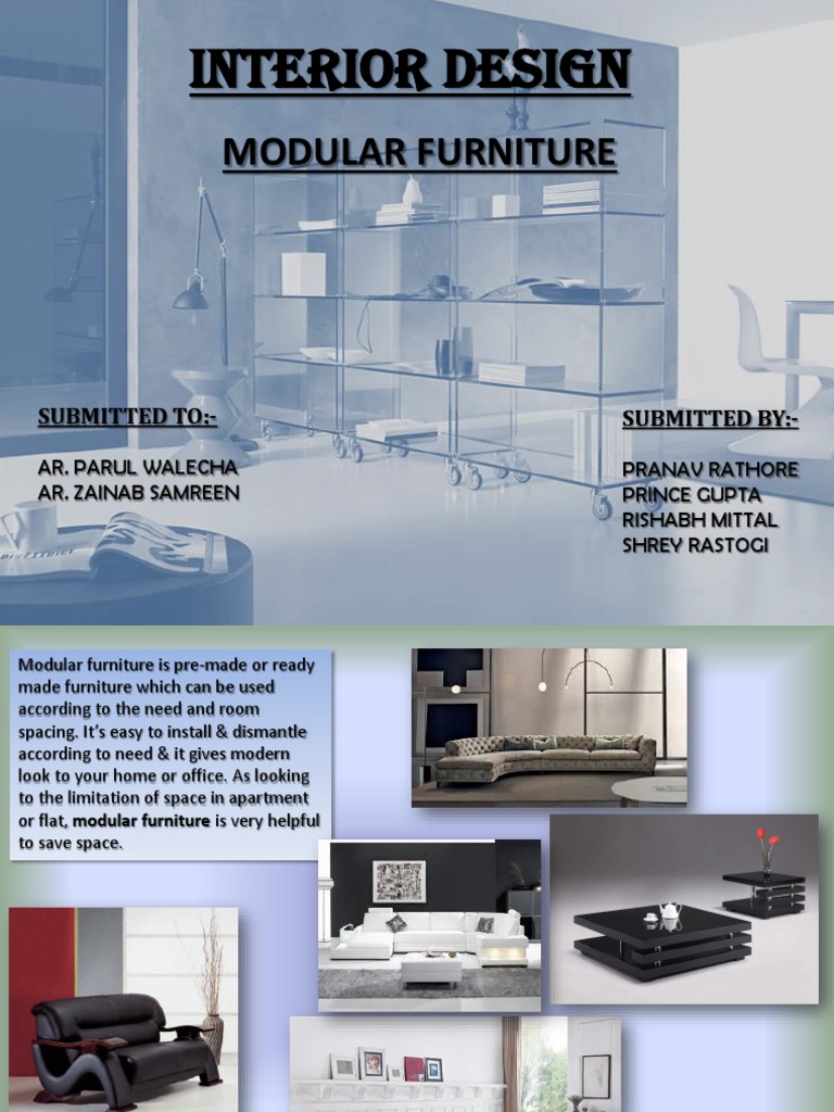Interior Design: Modular Furniture | PDF | Interior Design | Art Media