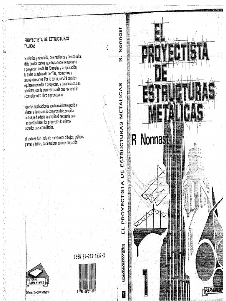 El Proyectista de Estructuras Metalicas - Tomo I PDF | PDF