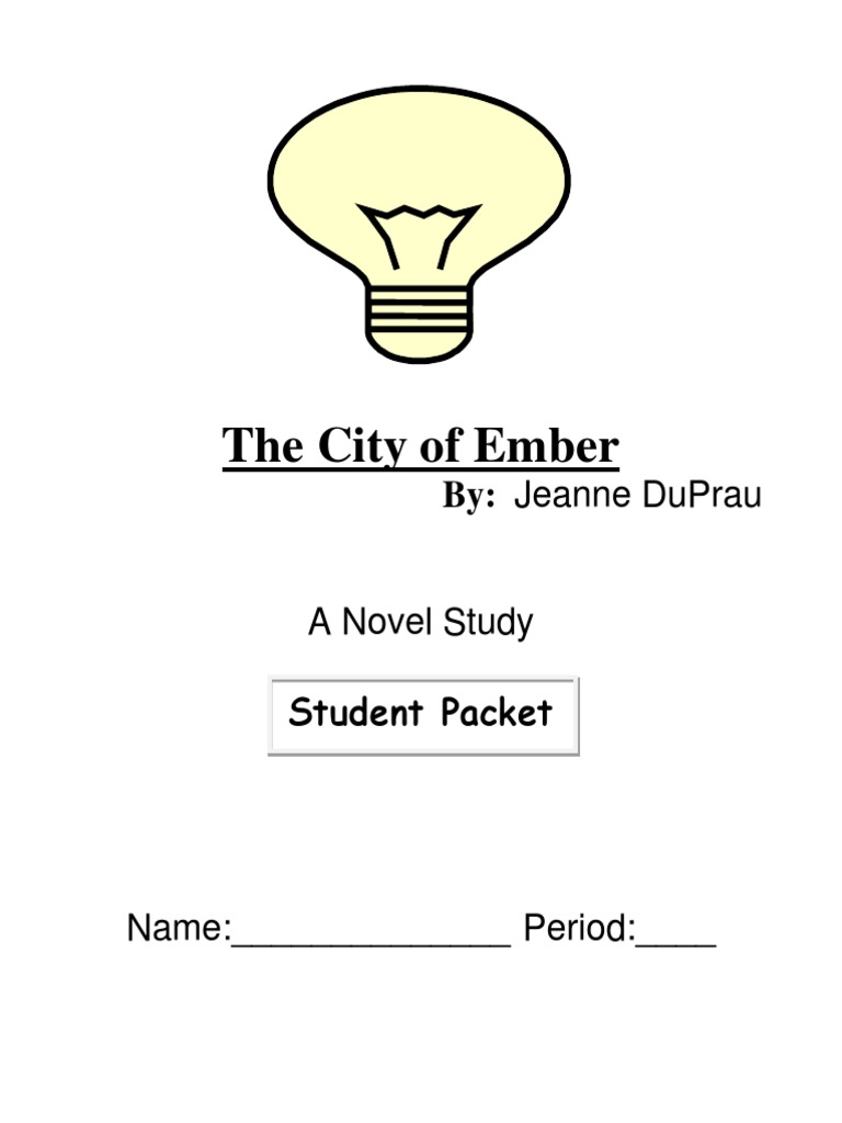 City of Ember Vocabulary Activities | PDF | Nature