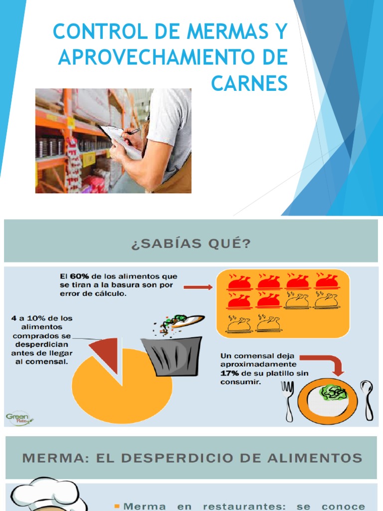 Diapositivas Mermas | PDF | Carne | Comida y bebida