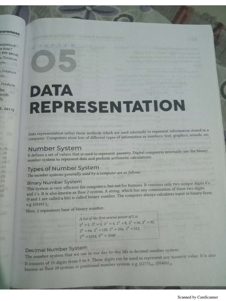 Data Representation | PDF Data Representation | PDF