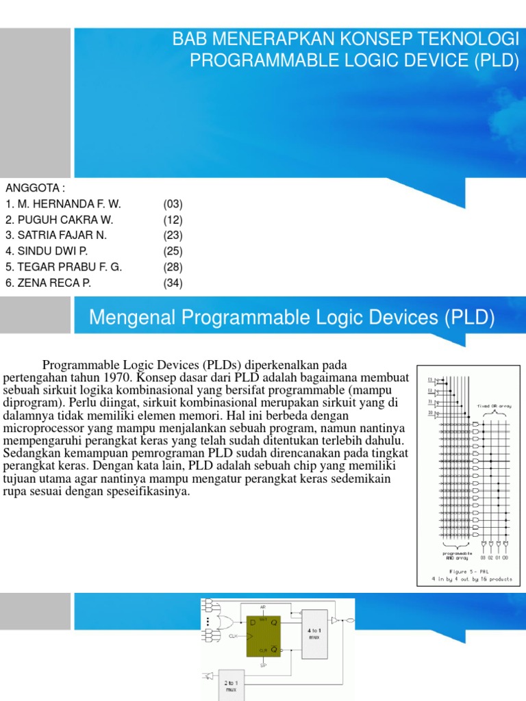Bab Menerapkan Konsep Teknologi Programmable Logic Device | PDF