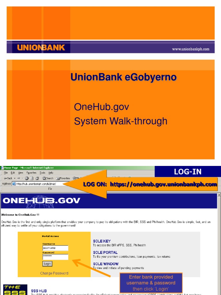 OneHub.gov Login and Payment Guide | PDF | Login | Password