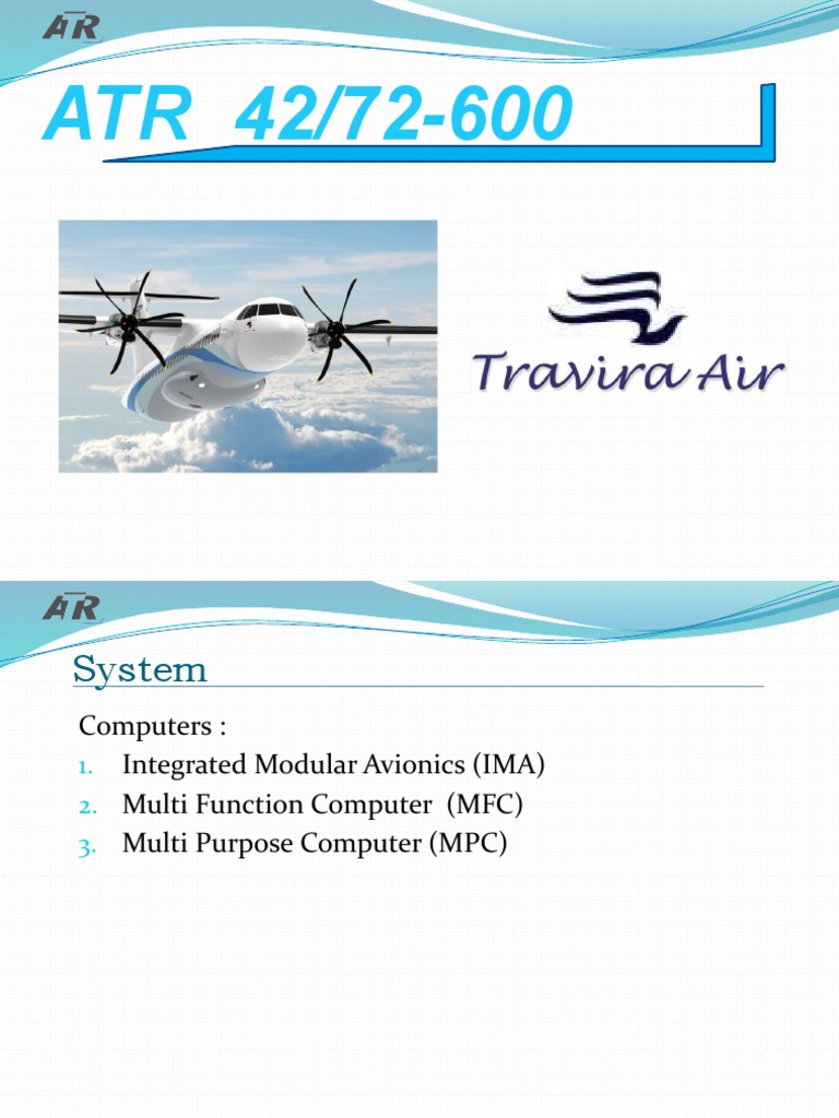 ATR - System | PDF | Aircraft | Aerospace Engineering
