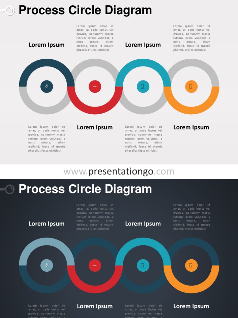 Process Circle Diagram PGo | PDF | Typography | Text