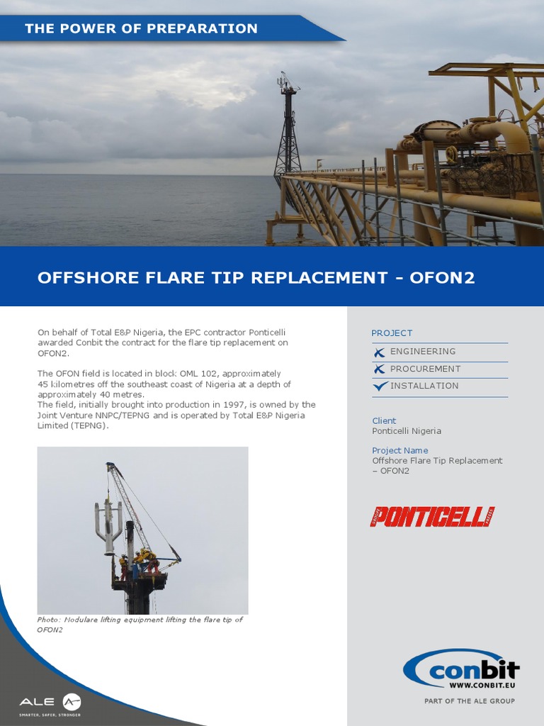 01sd014 C Offshore Flare Tip Replacement Ofon2 | PDF