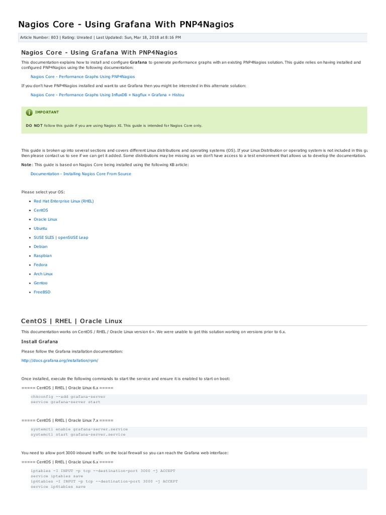 Nagios Core - Using Grafana With PNP4Nagios Nagios Core - Using Grafana ...