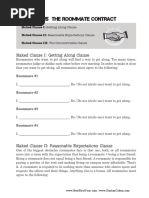 Fun Friendship Contract Template | PDF