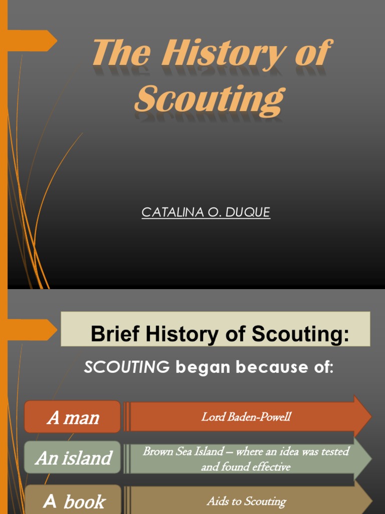 The History of Scouting: Catalina O. Duque | PDF | Scouting | Mowgli