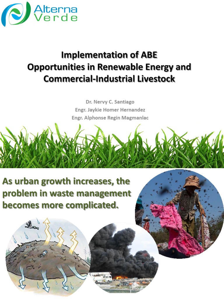 Biogas Systems of Alterna Verde PDF | PDF