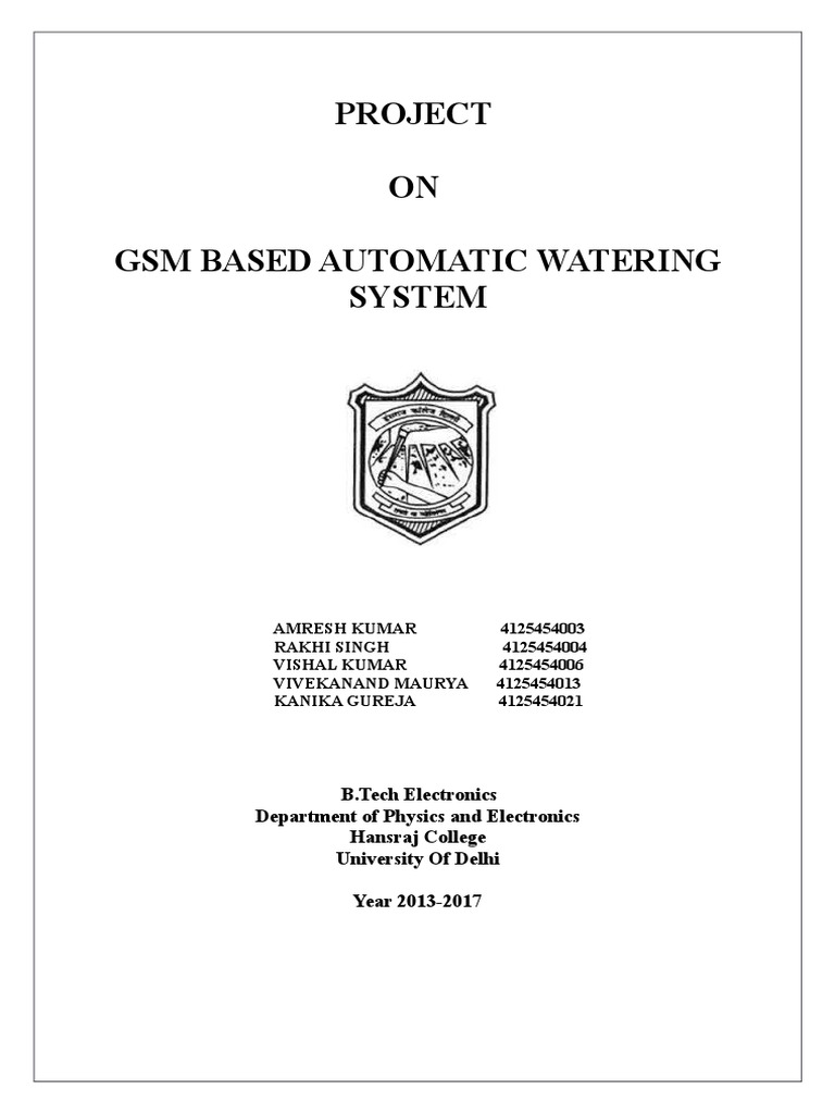 37 Pages Proj Report | PDF | Relay | Computer Monitor