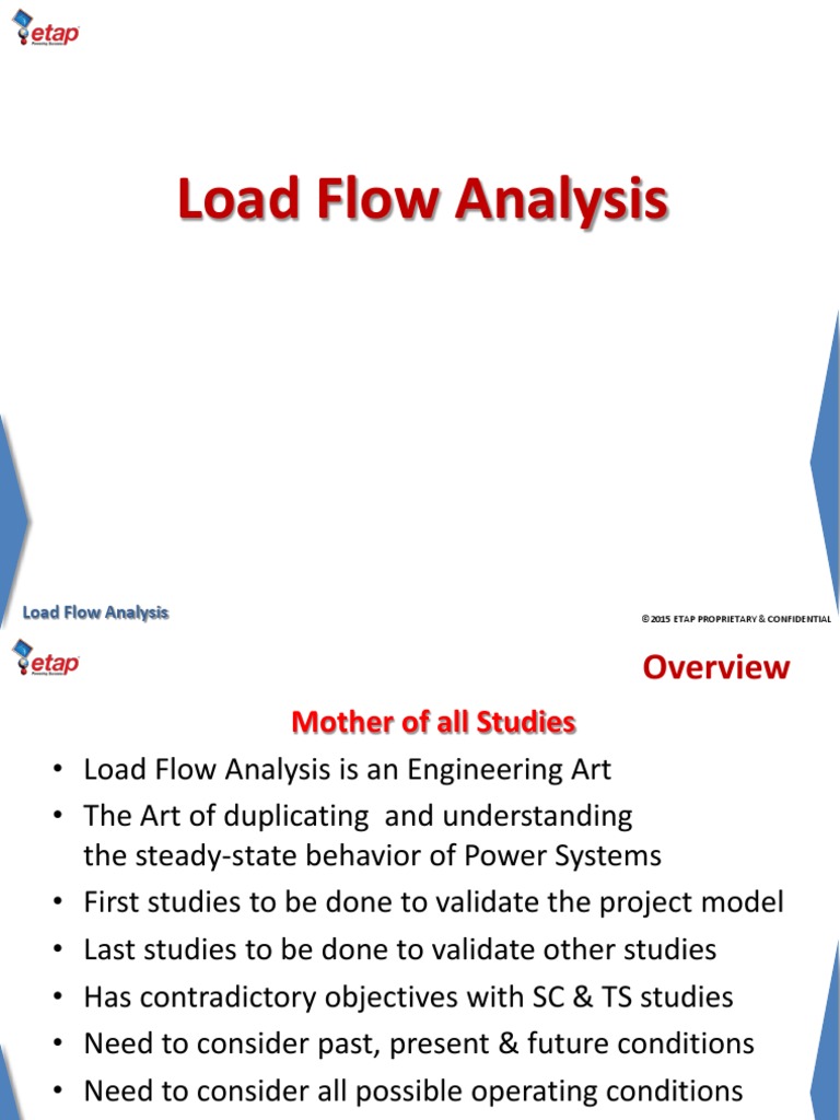 Load Flow Study | PDF | Electric Generator | Power (Physics)