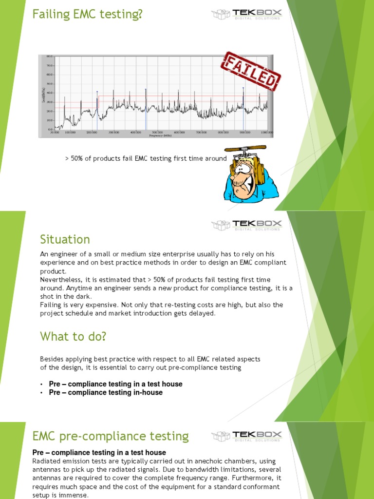 Emc Pre Compliance Testing Pdf Electromagnetic Compatibility