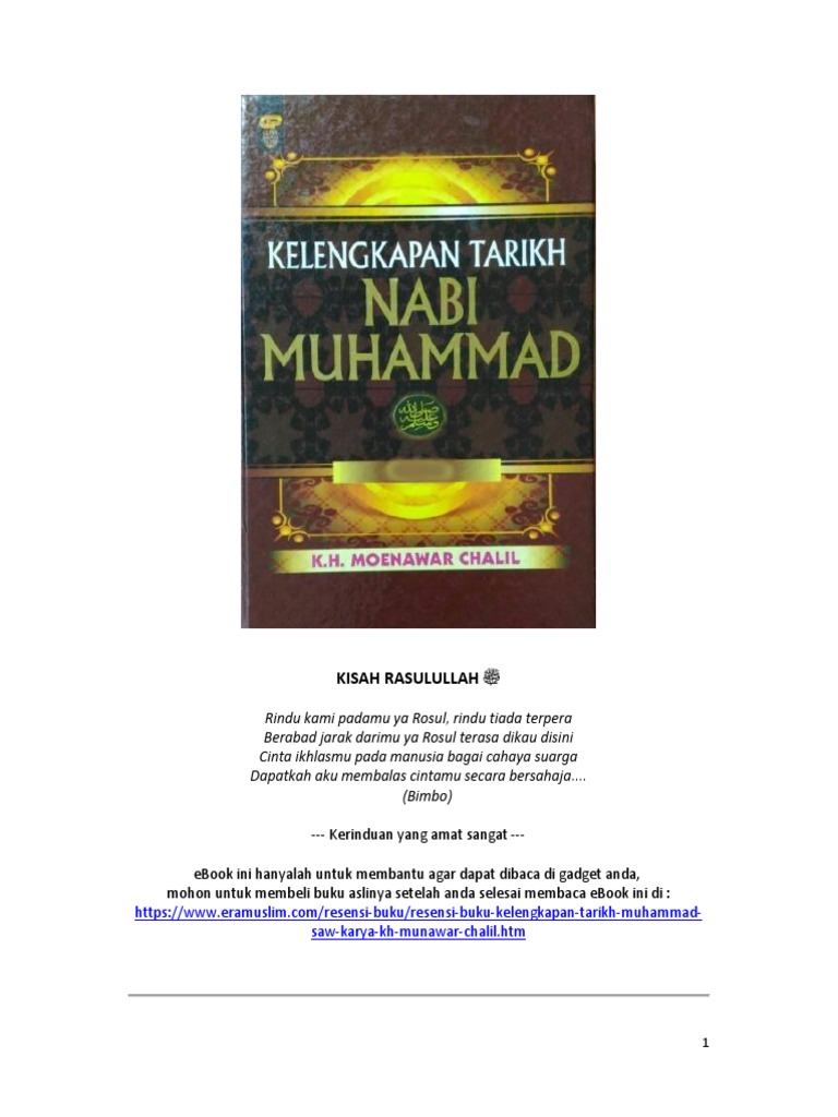 Kisah Rasulullah - 1 | PDF | Sejarah | Agama & Spiritualitas