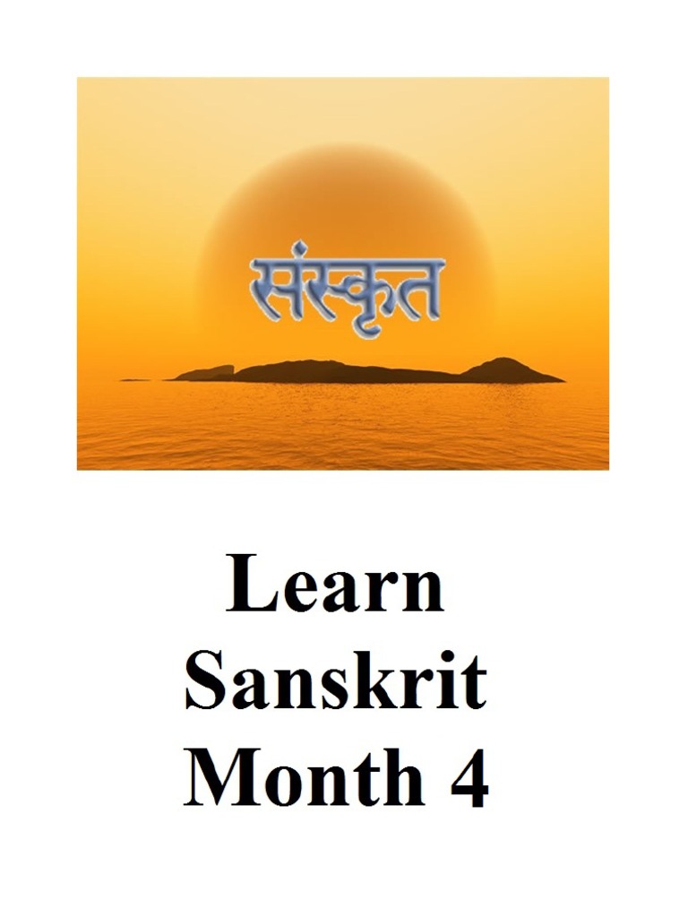Learn Sanskrit 4 | PDF | Grammatical Tense | Grammatical Gender