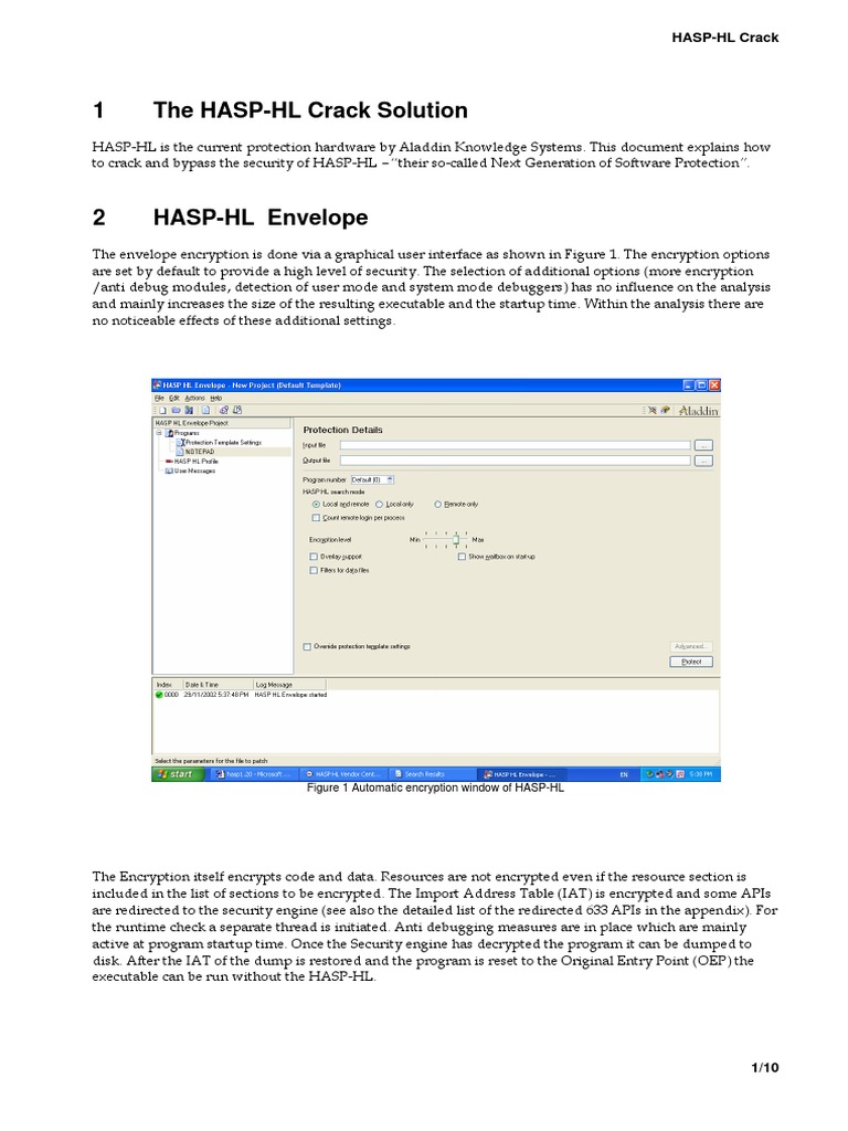 Hasp HL Crack PDF | PDF | Encryption | Booting