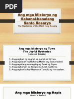 Tagalog Rosary Prayers | PDF