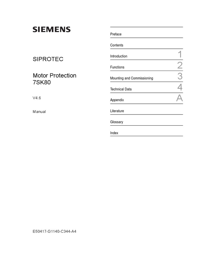 Siprotec 7sk80 | PDF | Electromagnetic Compatibility | Parameter (Computer Programming)