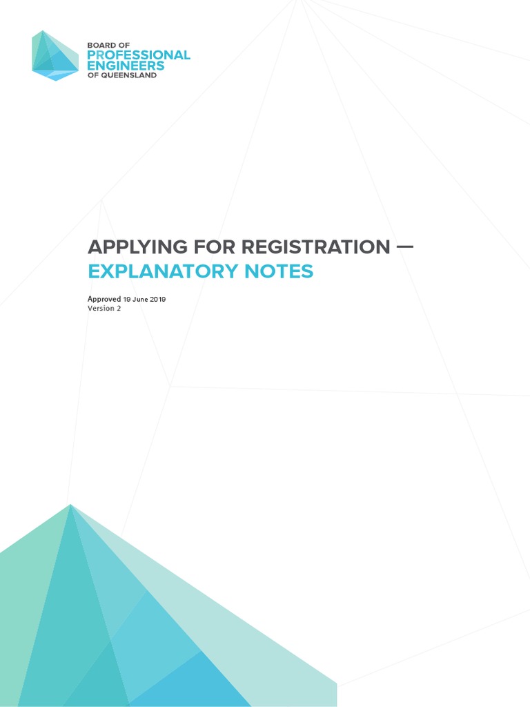 Application For Registration RPEQ | PDF | Debit Card | Criminal Record