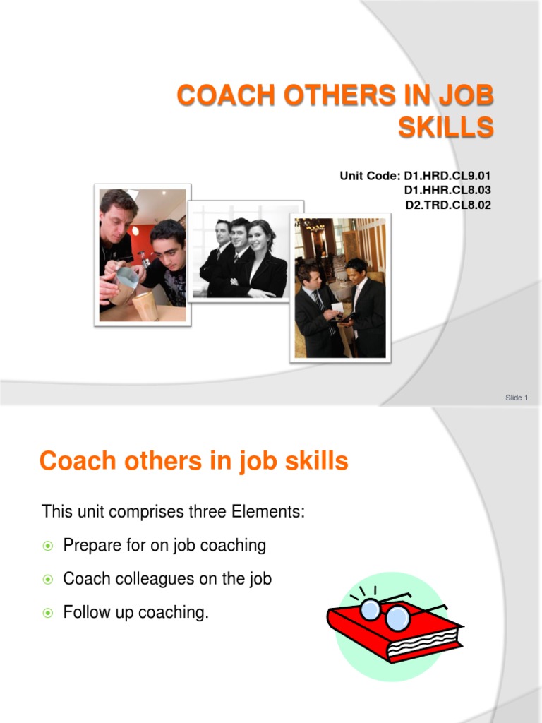 Coach Others in Job Skills 310812 | PDF | Competence (Human Resources ...