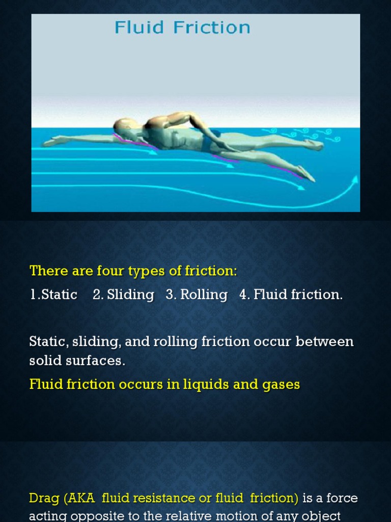 Fluid Friction Pdf Drag Physics Friction