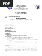 Math Project Proposal | PDF | Differentiated Instruction | Learning
