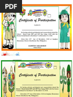 BSP Certificate | PDF | Scouting | Philippines