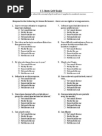Angela Duckworth's Grit Scale Test | PDF | Grit (Personality Trait)