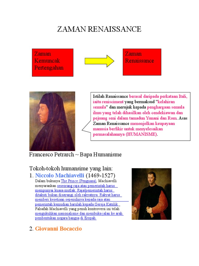Zaman Renaissance | PDF