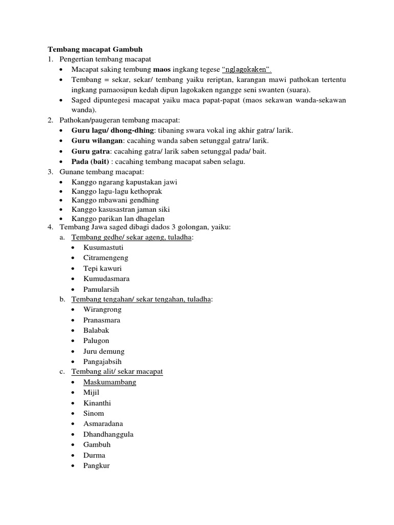 Ringkasan Materi Bhs Indo, Kls 11 | PDF