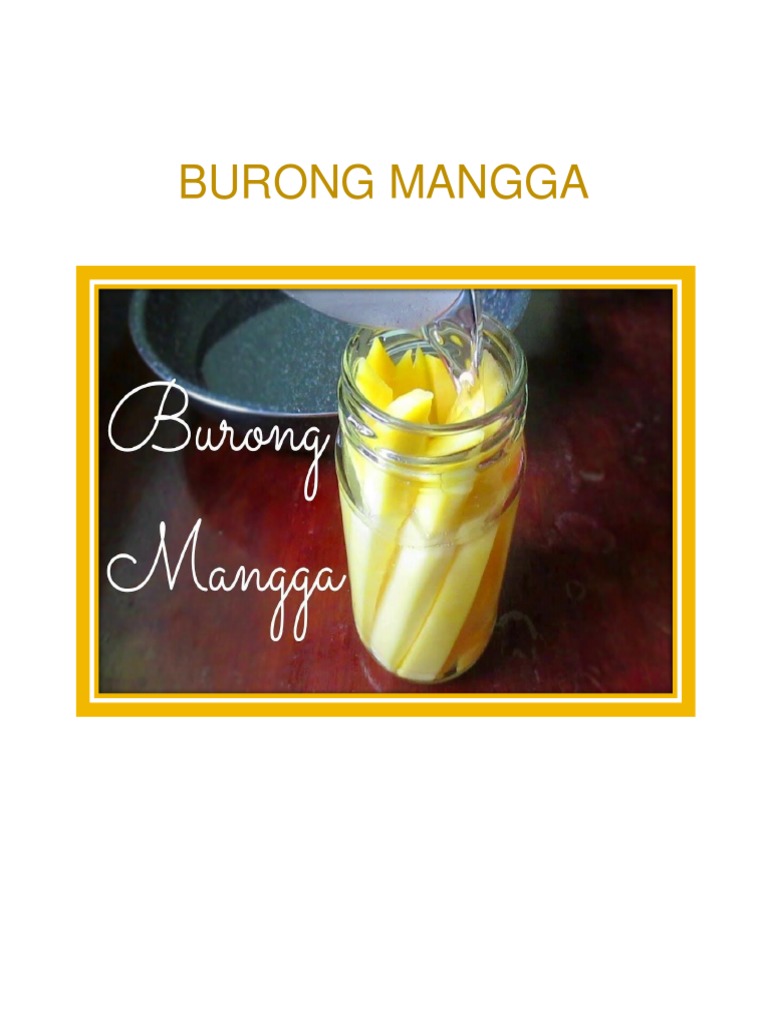 Burong Mangga | PDF