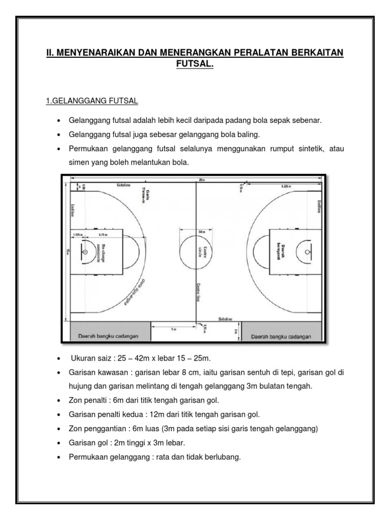 Peralatan Futsal | PDF