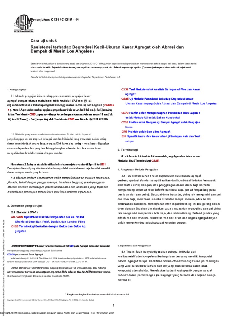 ASTM C131 14.en - Id | PDF