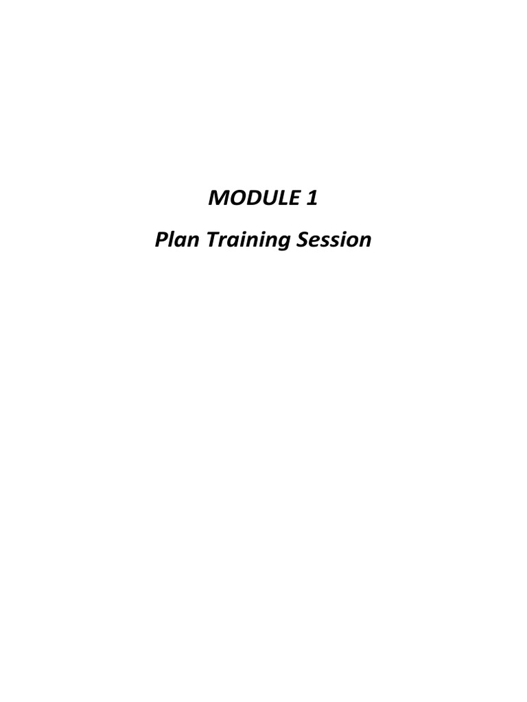 Session Plan | PDF | Learning | Cognition