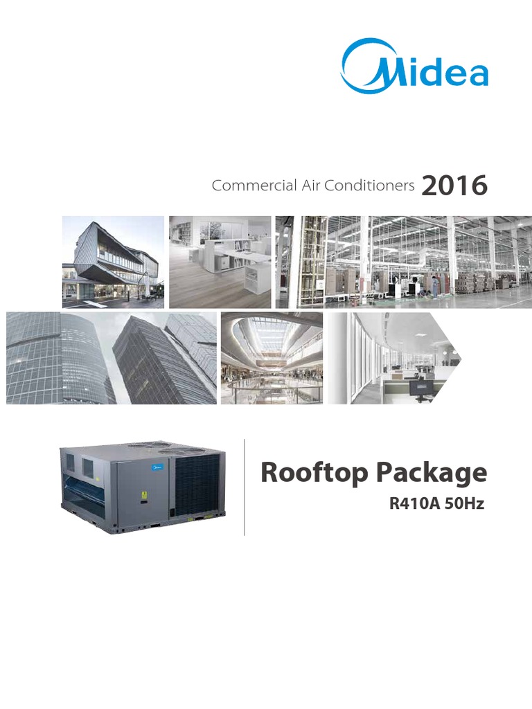 HVAC Midea Rooftop Package | PDF | Hvac | Air Conditioning