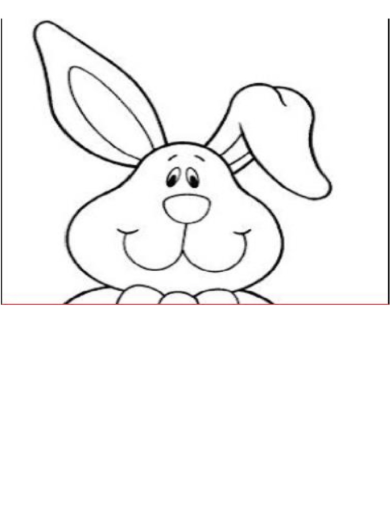 Molde Conejo De Pascua Pdf