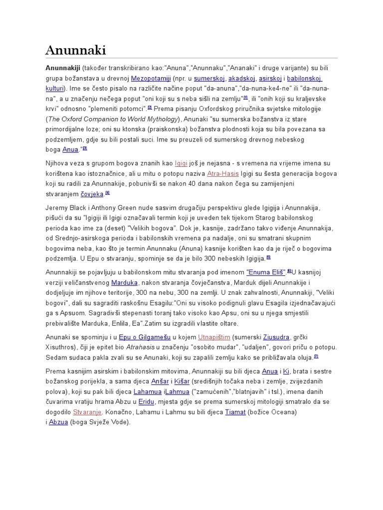 Anunnaki | PDF