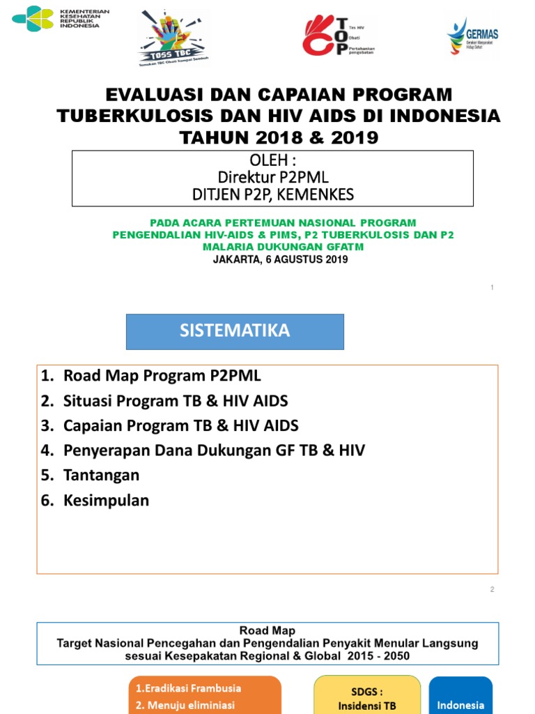 Capaian Evaluasi Program TB Hiv Kemenkes 2018 2019 | PDF