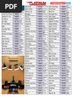 Videoke Song Book | PDF | Singers | American Musicians