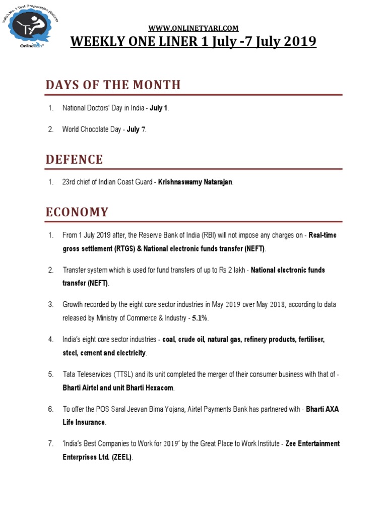 English One Liners 1 7 July 1562578588 28 | PDF | Business